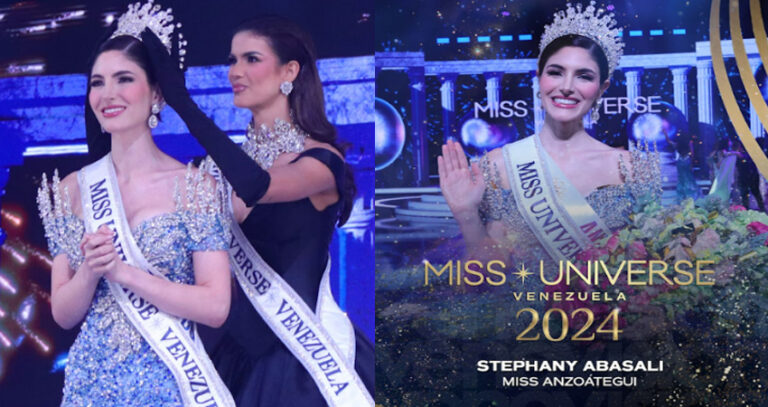 Stephany Abasali, la nueva reina "Miss Universe Venezuela 2024"
